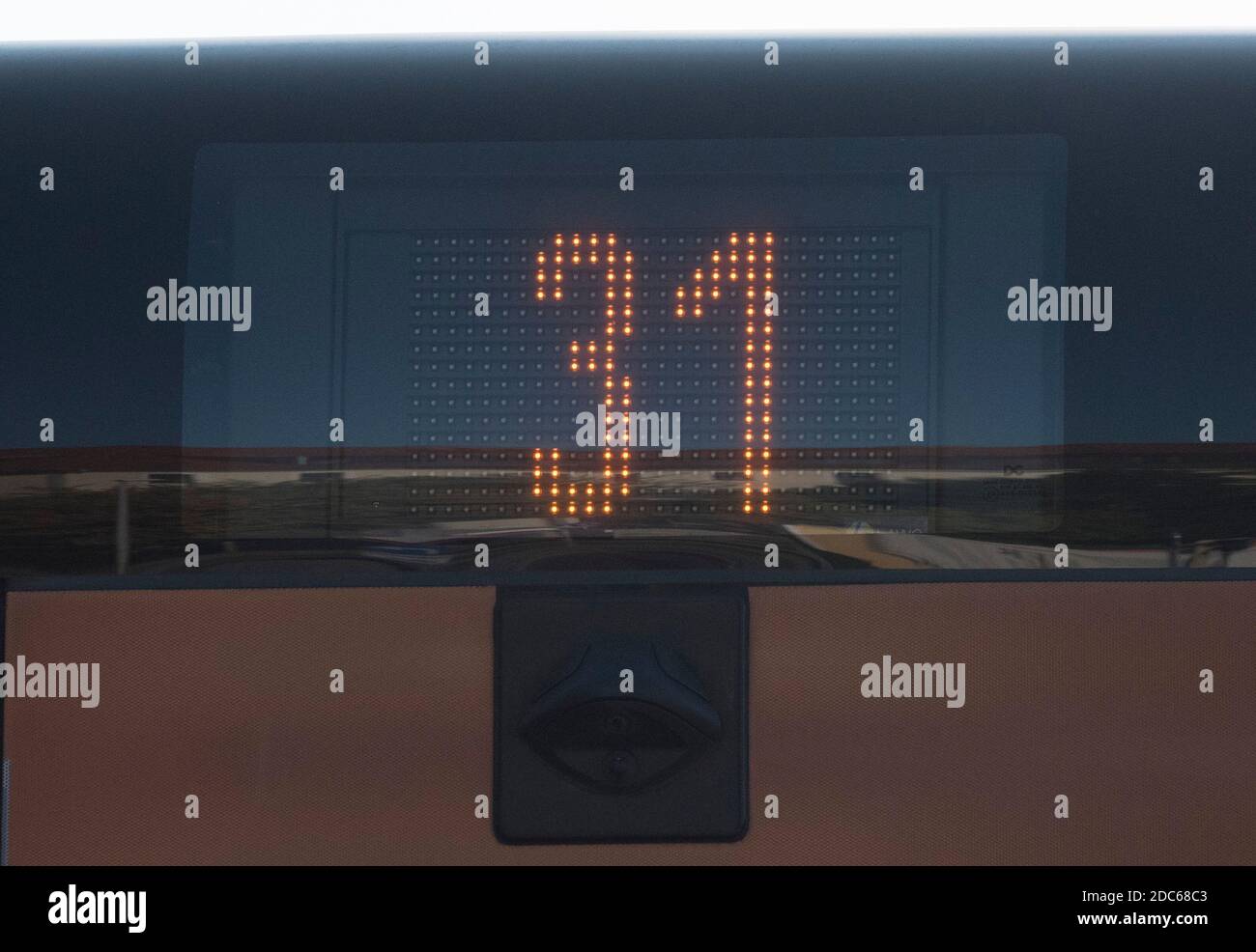 a digital display showing values as numbers in the computer era Stock ...