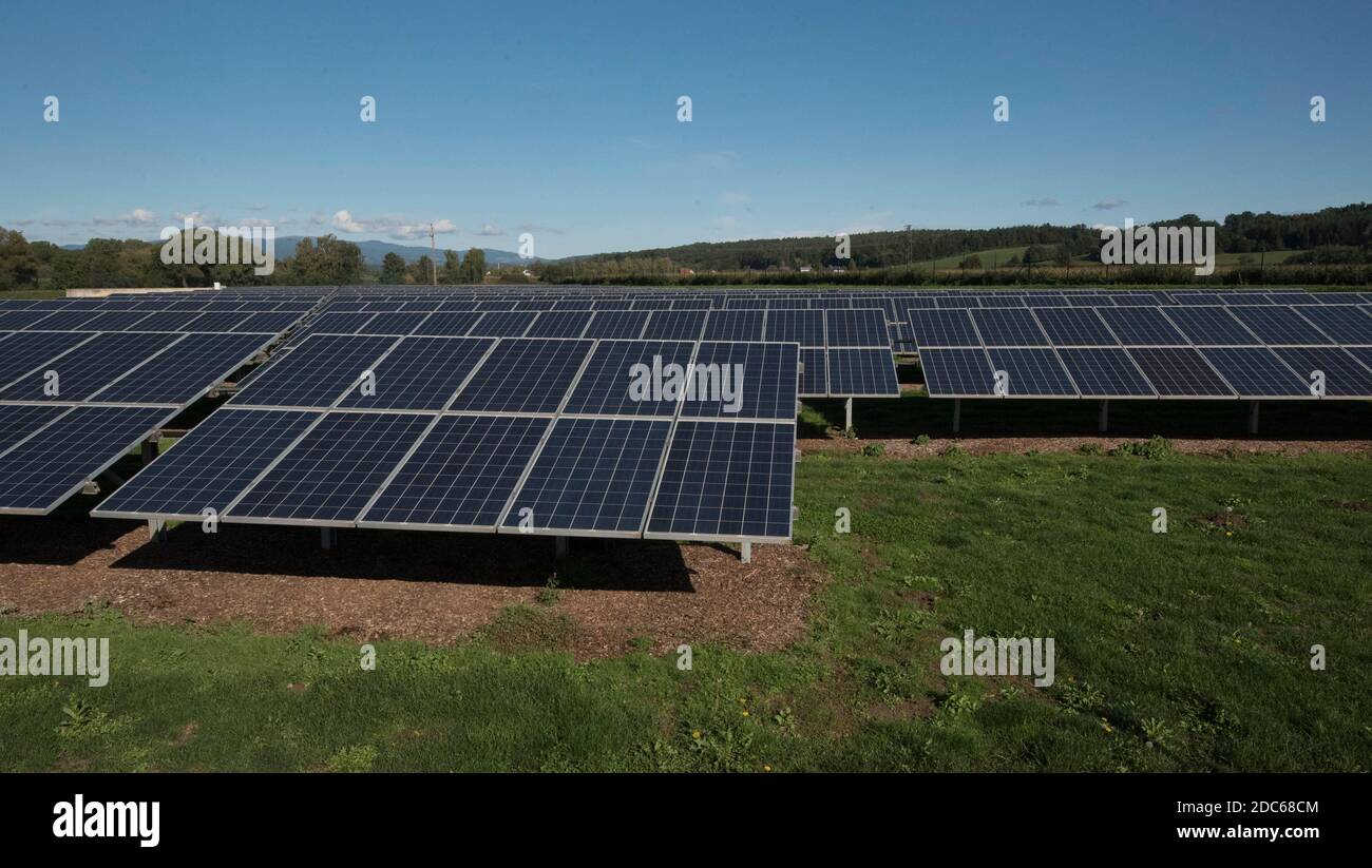 solar collector field and photovoltaics for generating sustainable ...