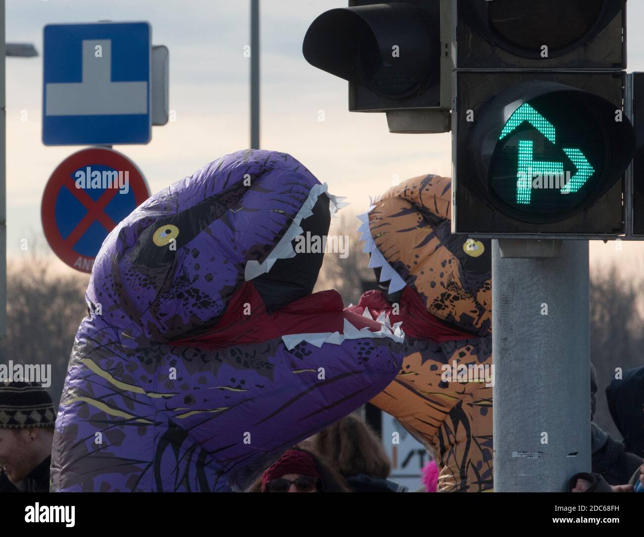 Traffic light on the street, visual signal for road users Stock Photo ...