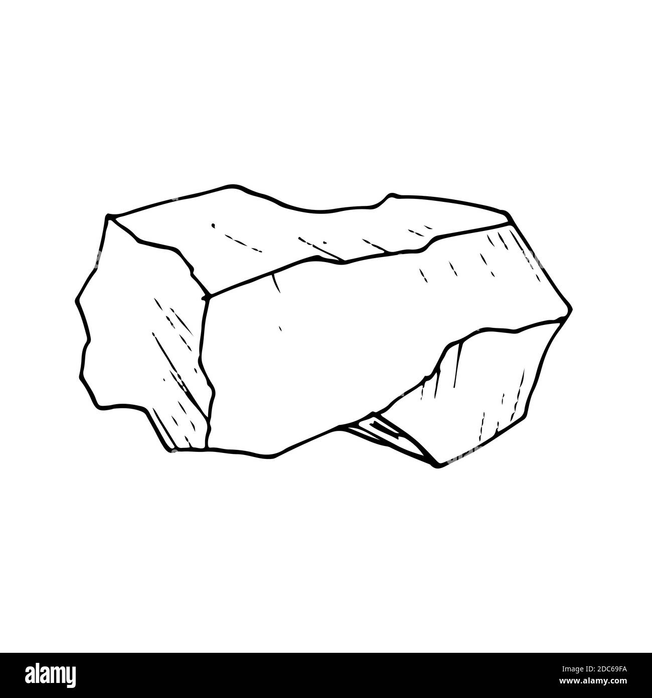 Crystal. Vector cartoon illustration of gemstone. Isolated objects on a ...