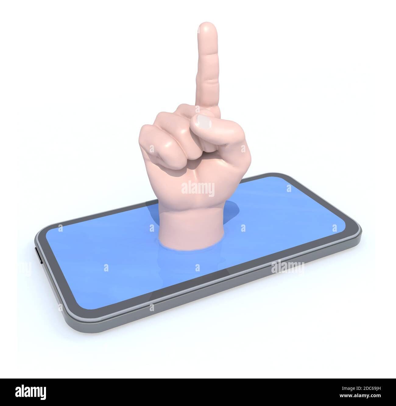 Connection to human display Cut Out Stock Images & Pictures - Alamy