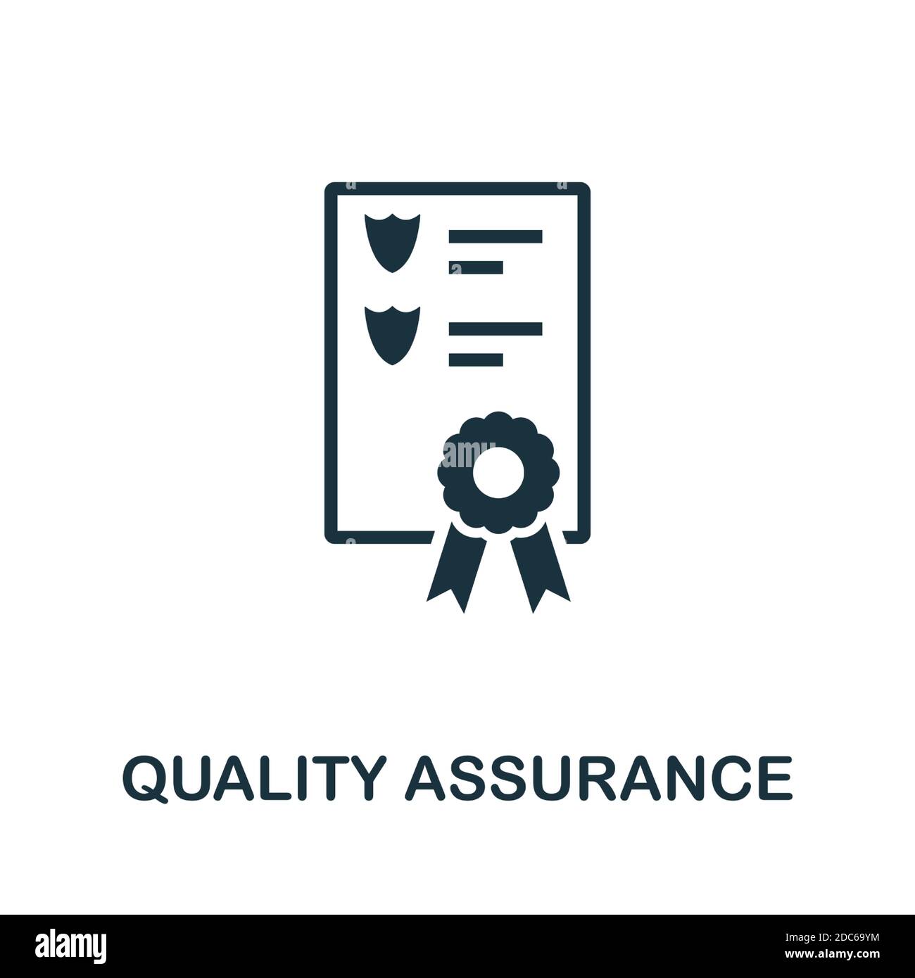 Quality Assurance icon. Simple element from agile method collection ...