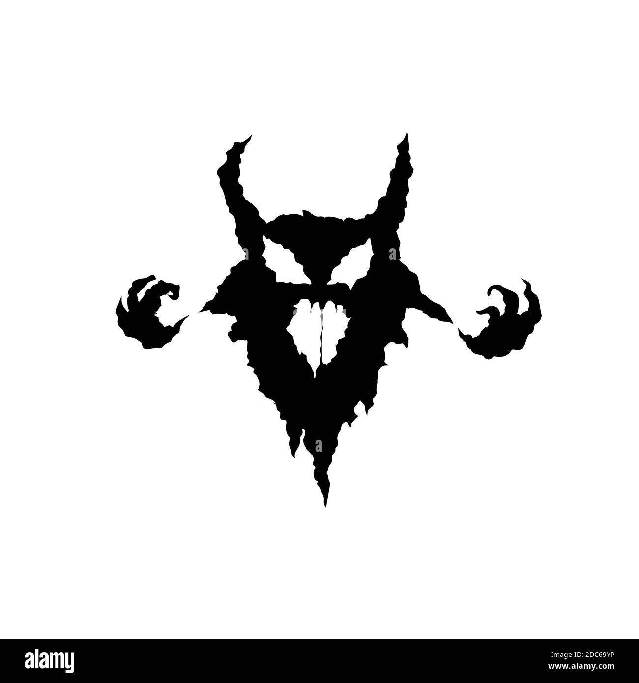 Ghost. Vector illustration. Isolated. Demon on a white background Stock ...