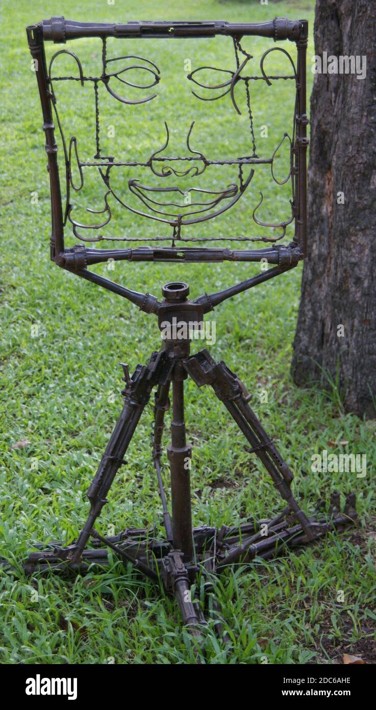 Guns and other weapons of war from Cambodia's years of murder recycled ...