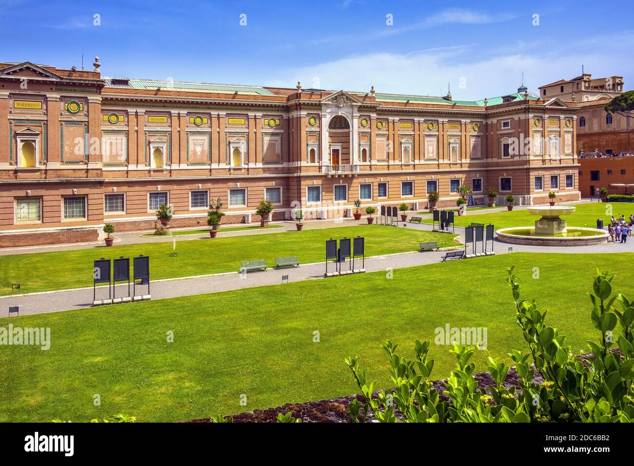 Rome, Vatican City / Italy - 2019/06/15: Panoramic view of the Vatican ...