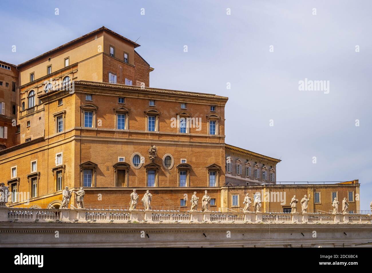 Rome, Vatican City / Italy - 2019/06/15: Apostolic Palace - Palazzo ...