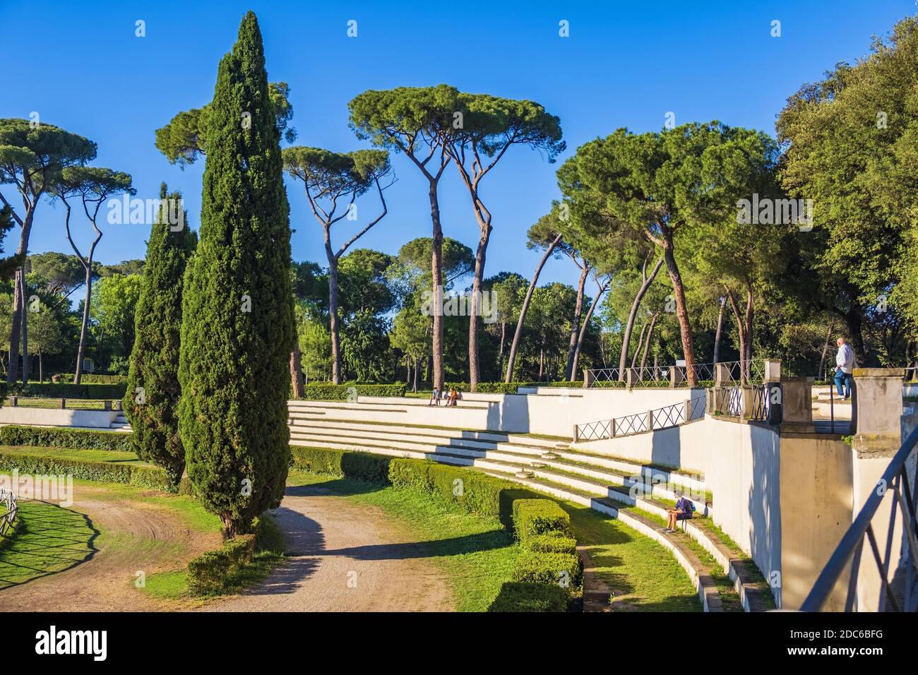 Villa borghese parc rome hi-res stock photography and images - Alamy