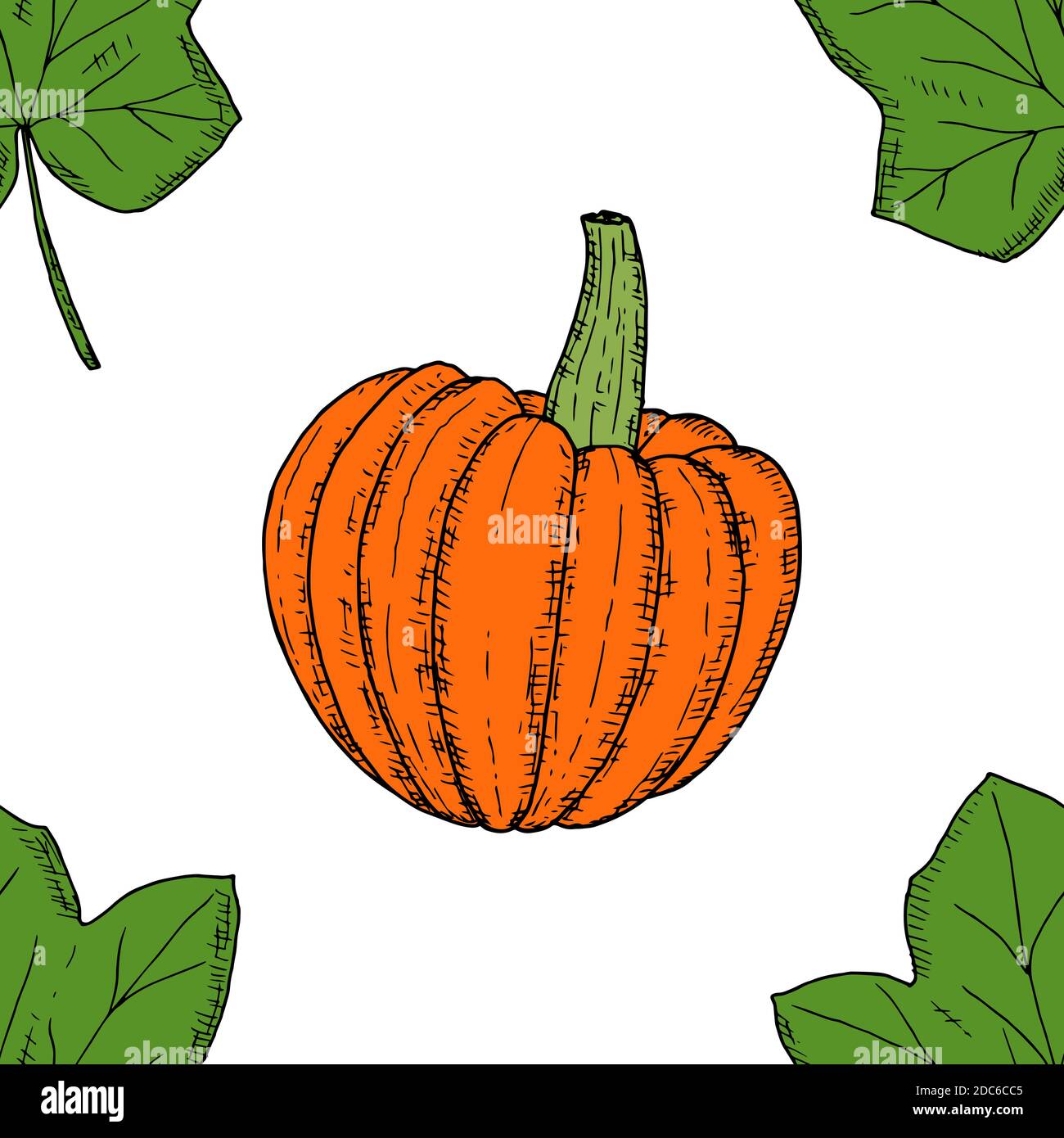 Pumpkin Leaf Clip Art