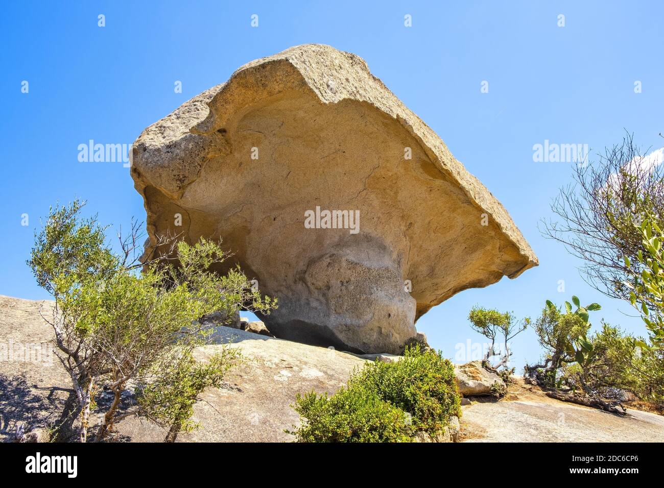 Arzachena, Sardinia / Italy - 2019/07/19: Prehistoric granite Mushroom ...
