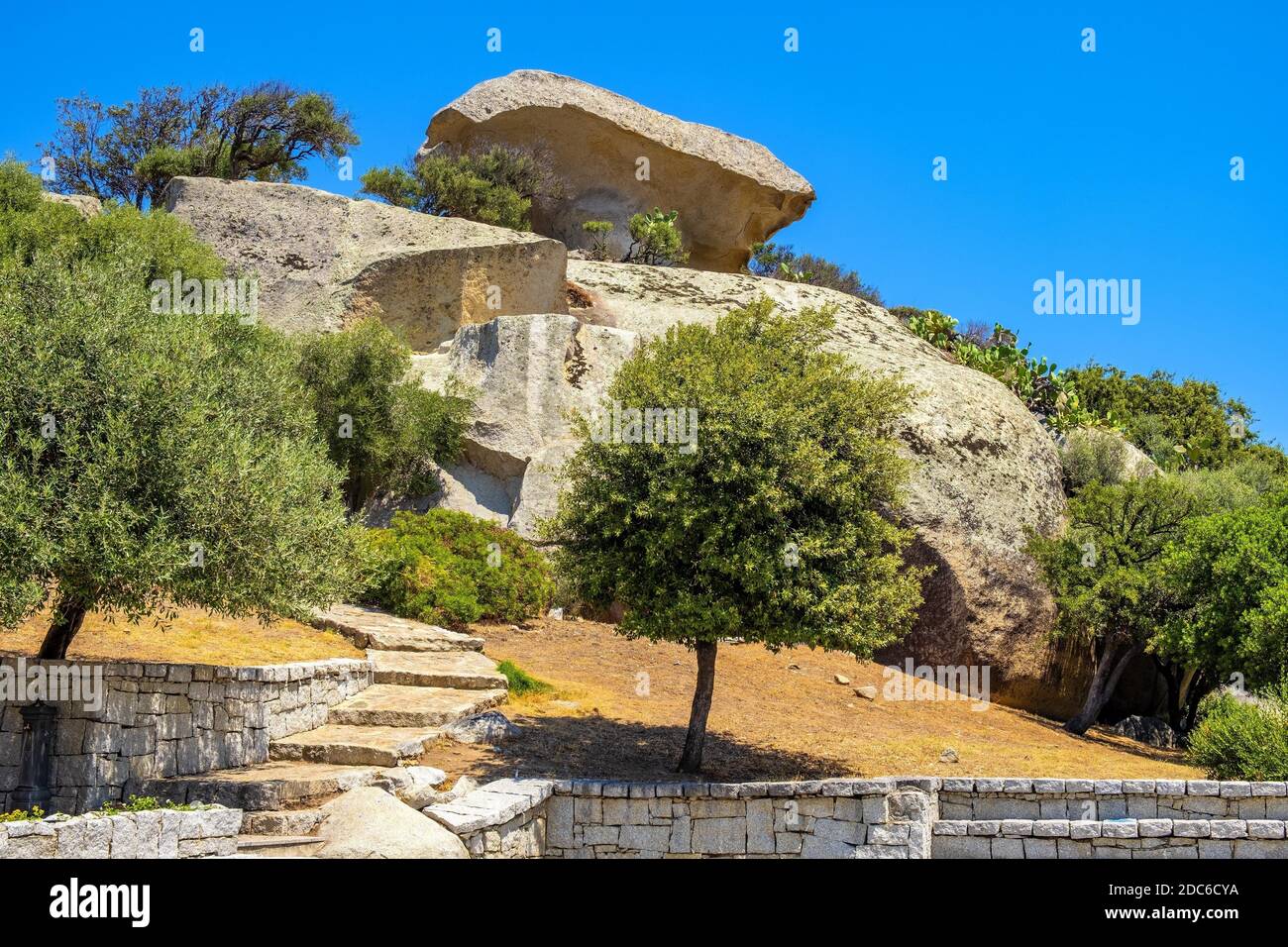 Arzachena, Sardinia / Italy - 2019/07/19: Prehistoric granite Mushroom ...