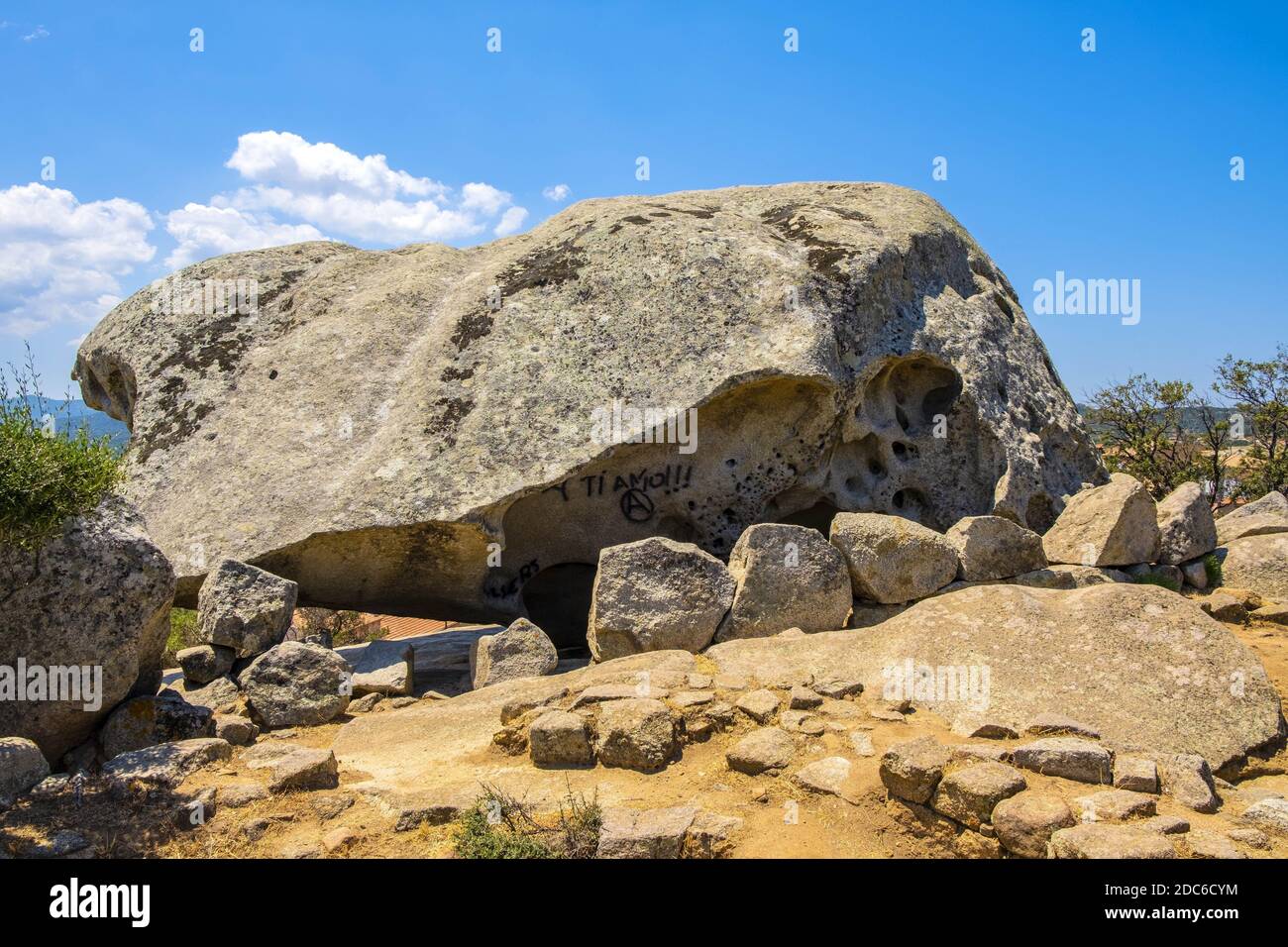 Arzachena, Sardinia / Italy - 2019/07/19: Prehistoric granite Mushroom ...