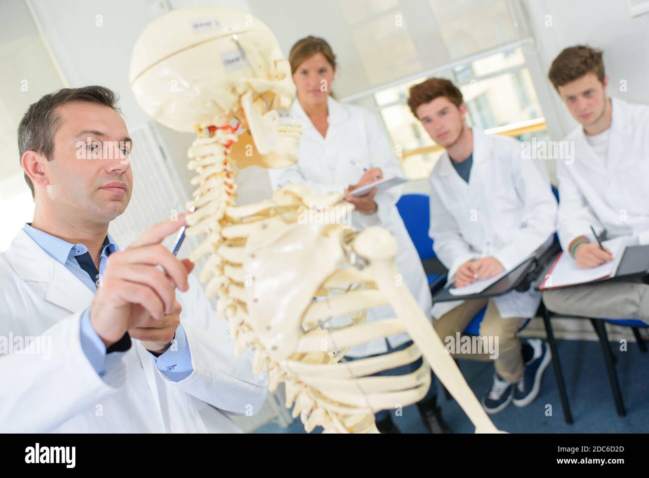 Student doctor skeleton hi-res stock photography and images - Alamy