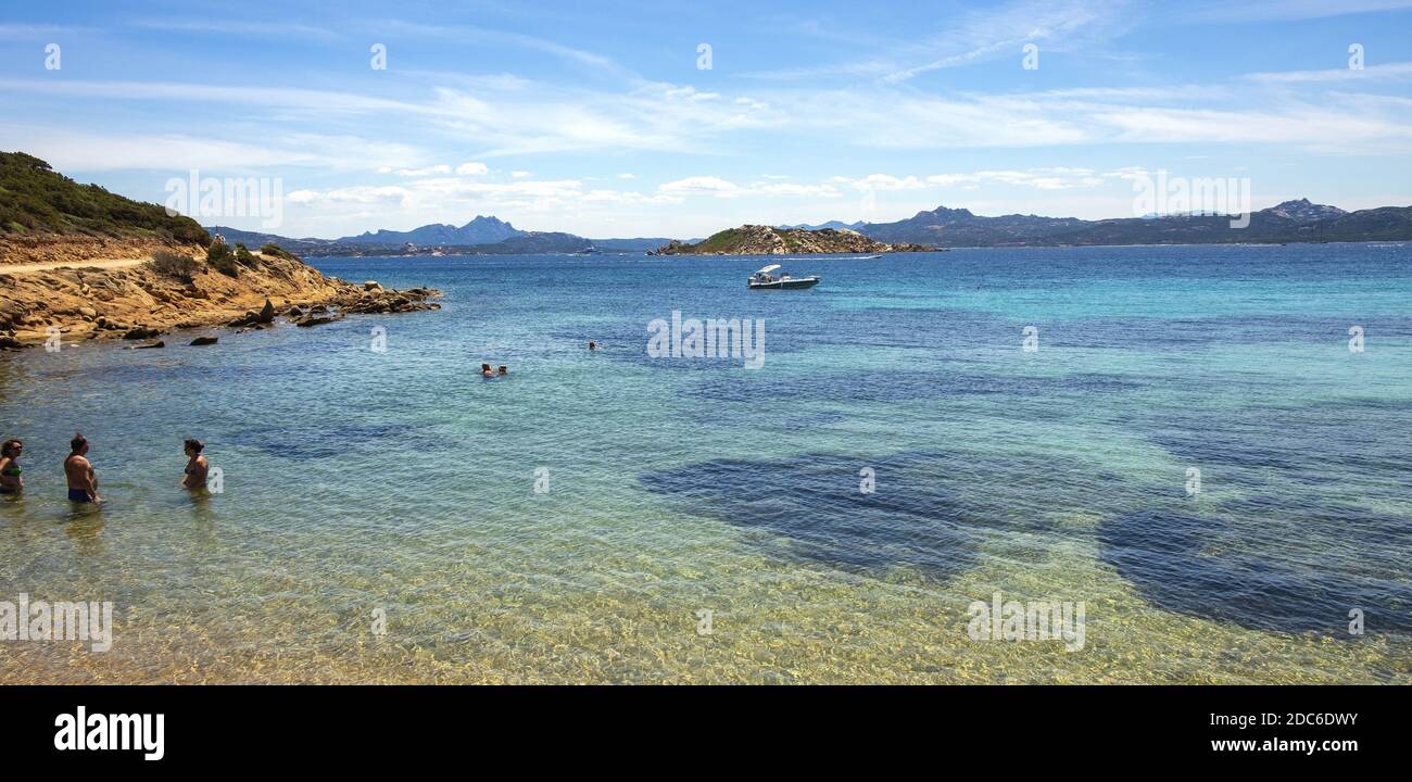 Caprera Island, Sardinia / Italy - 2019/07/17: Caprera Island and ...