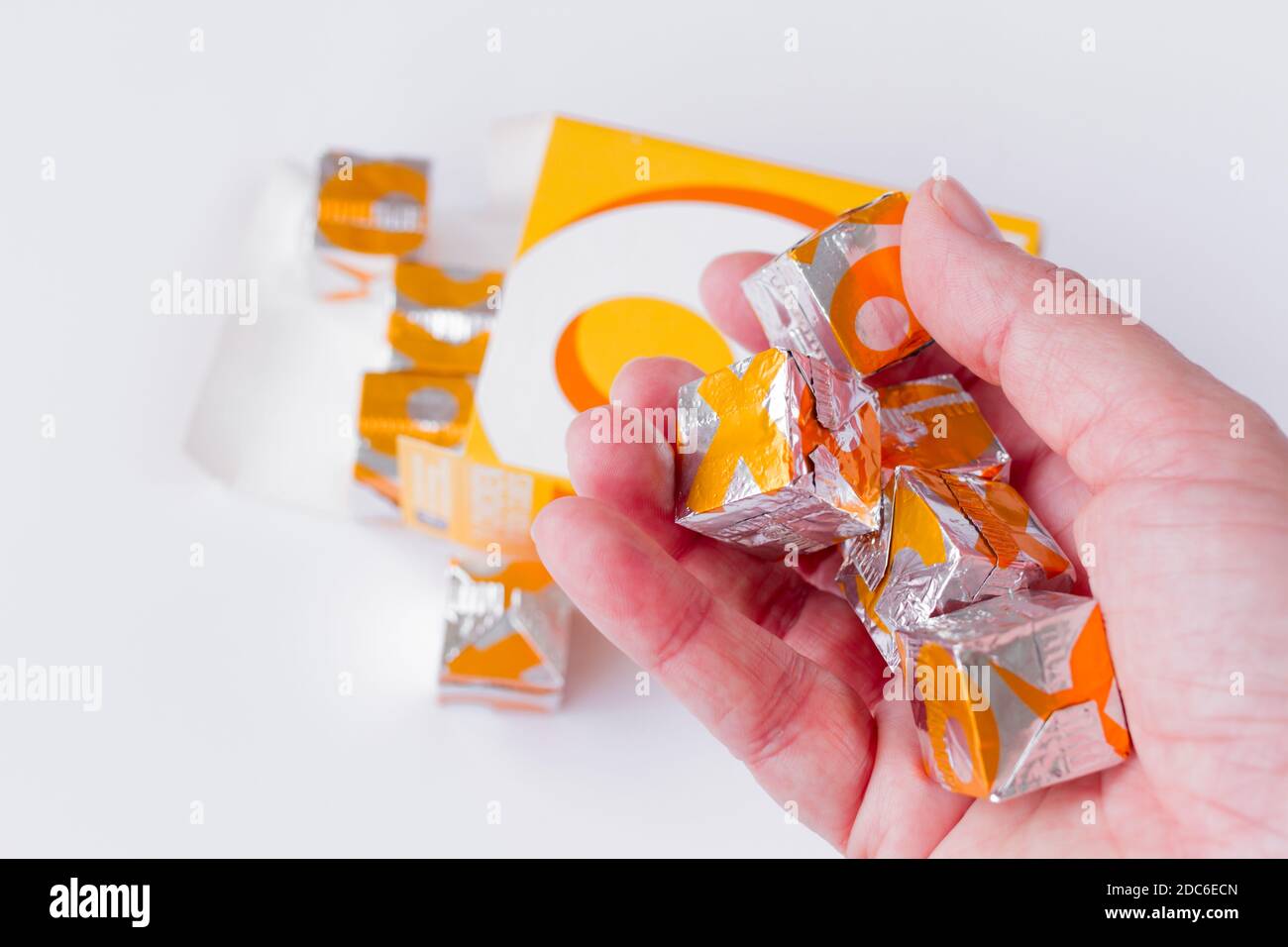 Chicken Oxo Cubes Stock Photo - Alamy