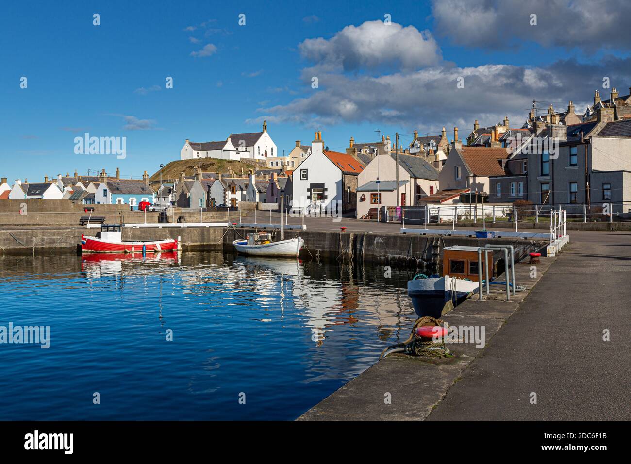 Findochty Harbour Small Boats Stock Photo - Alamy