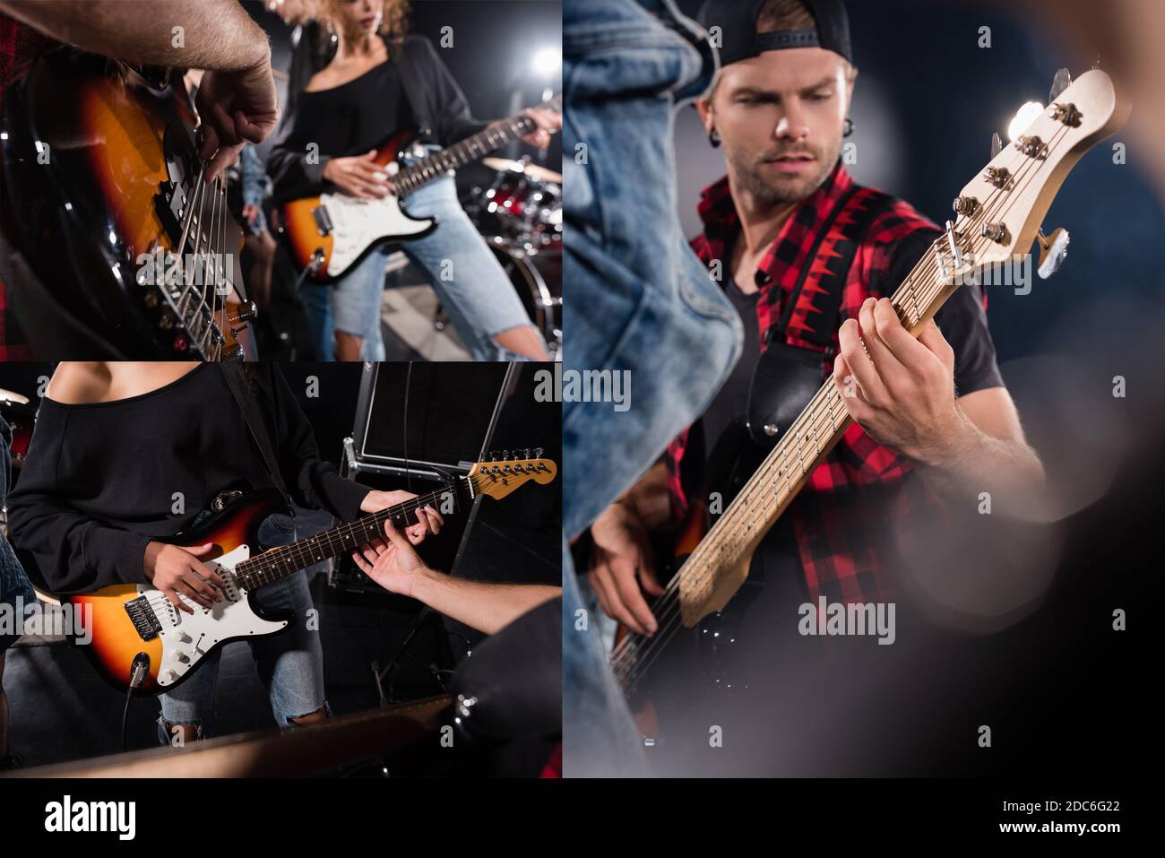 Rock music collage hi-res stock photography and images - Alamy