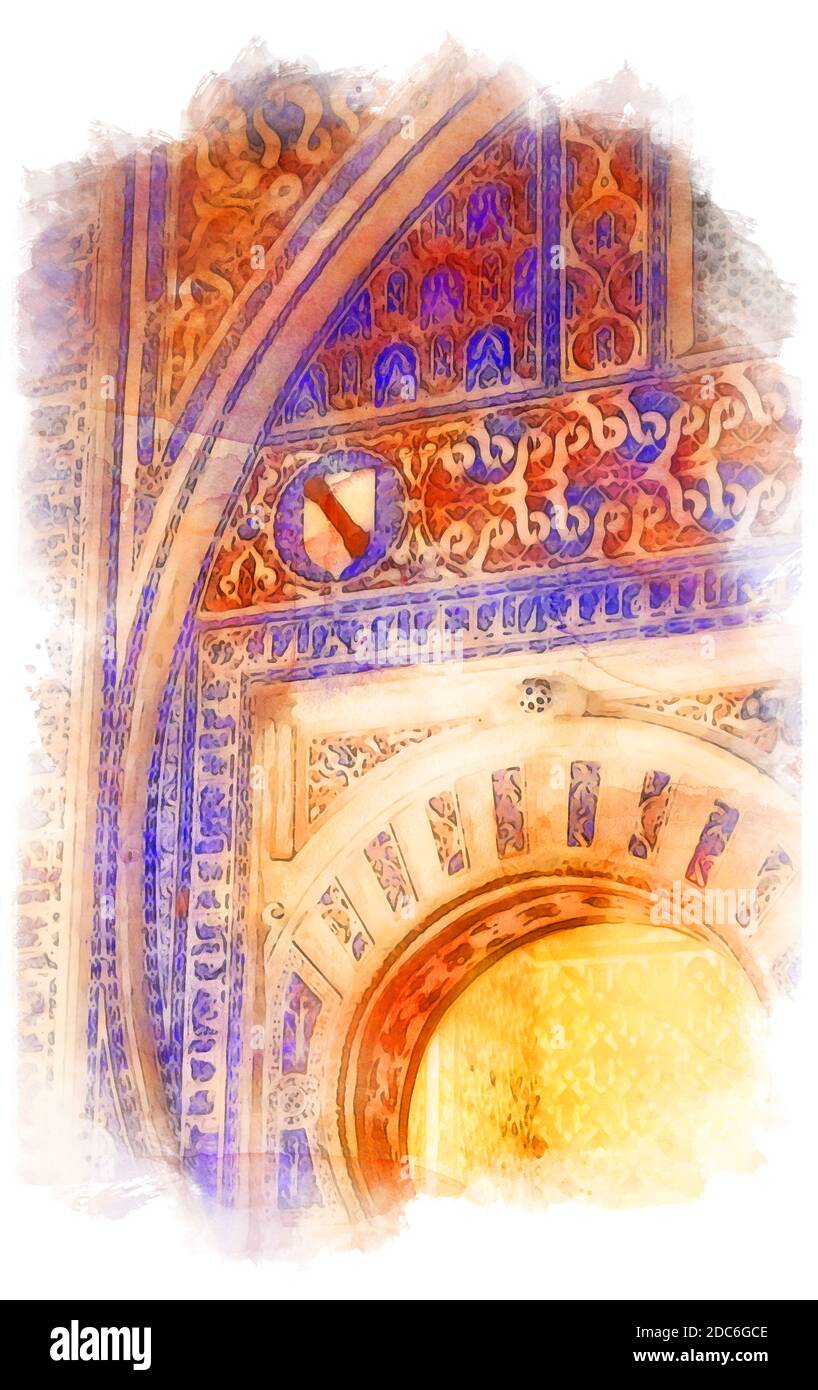 Islamic moorish architecture Cut Out Stock Images & Pictures - Alamy