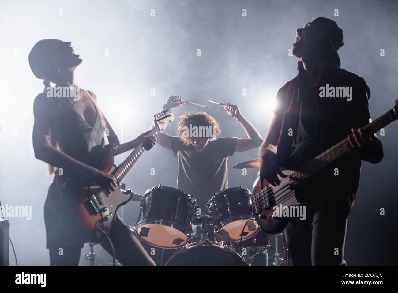 The smoke band hi-res stock photography and images - Alamy
