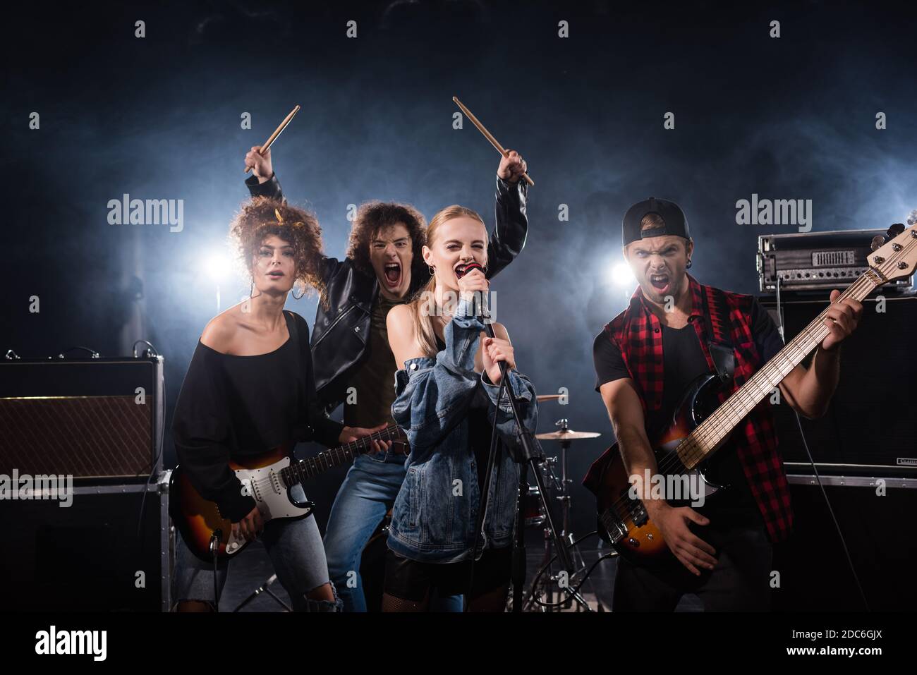 Black rock band hi-res stock photography and images - Alamy