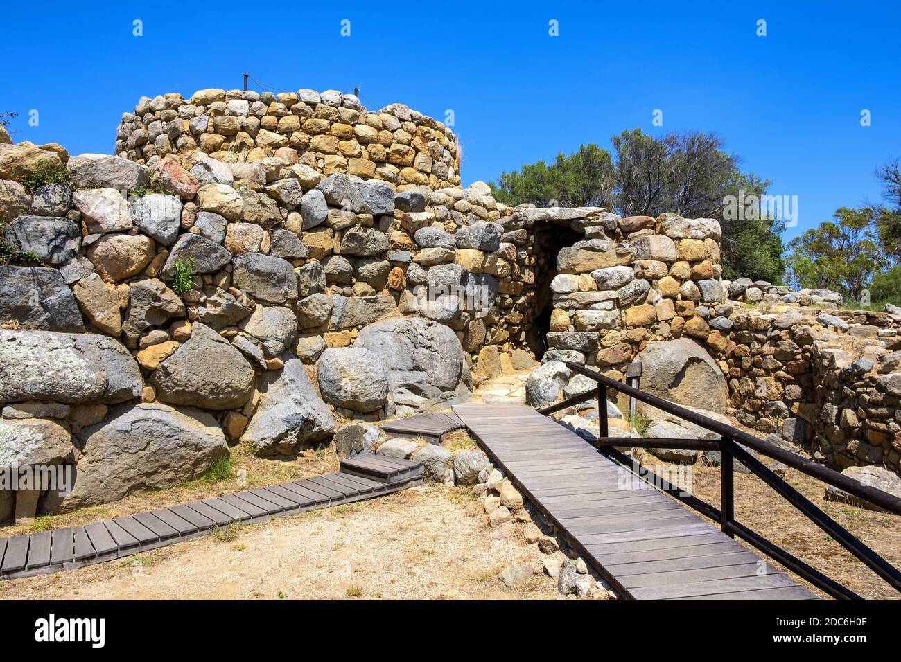 Arzachena, Sardinia / Italy - 2019/07/19: Archeological ruins of ...