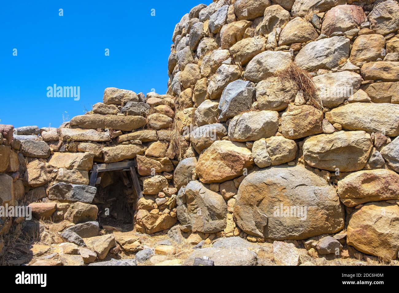 Arzachena, Sardinia / Italy - 2019/07/19: Archeological ruins of ...