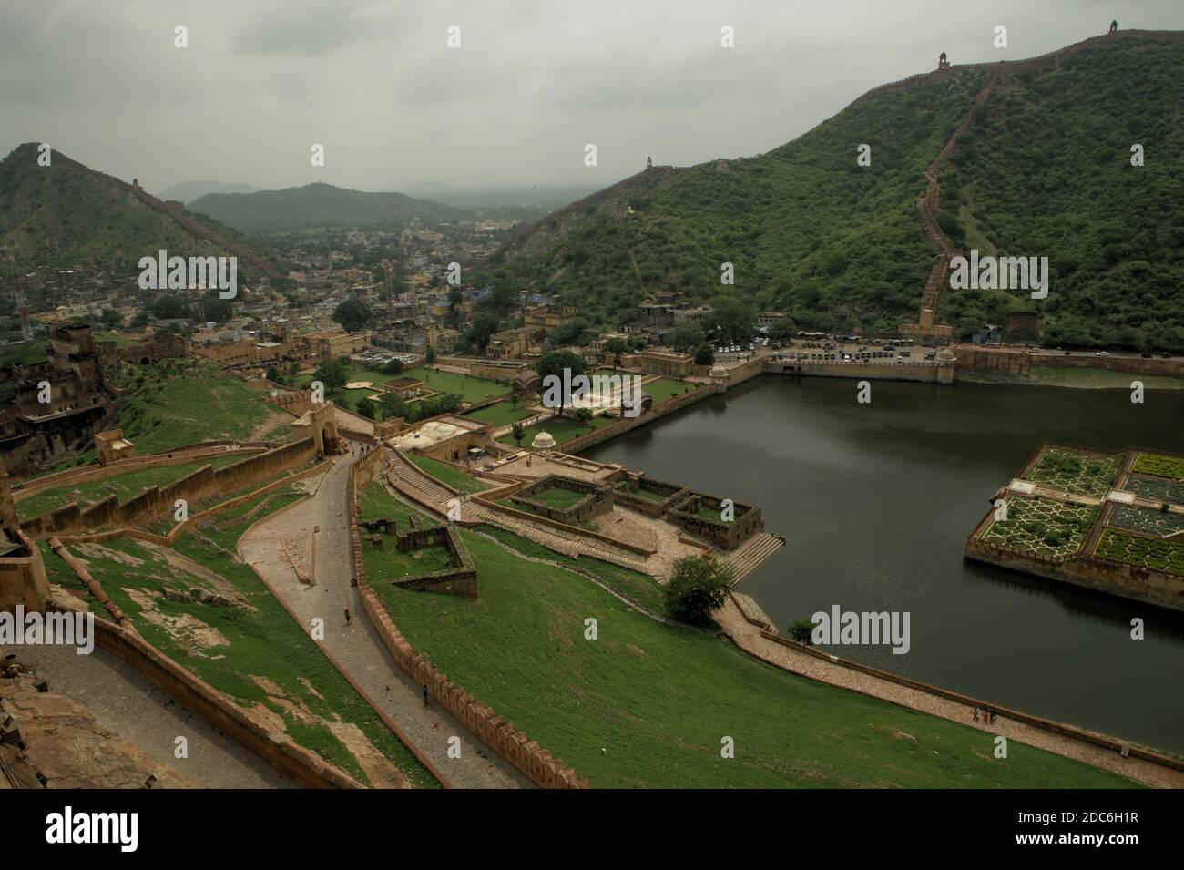 Maota Lake, served as a water source for Amer Fort and the town of Amer ...