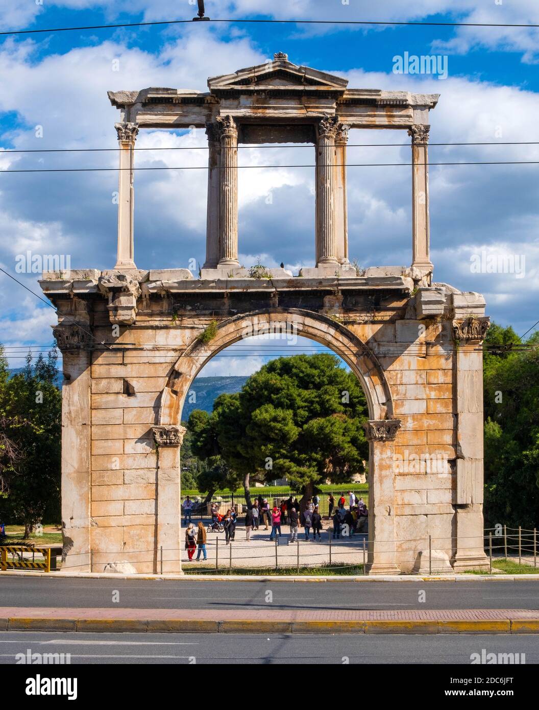 Roman era hadrians arch hi-res stock photography and images - Alamy