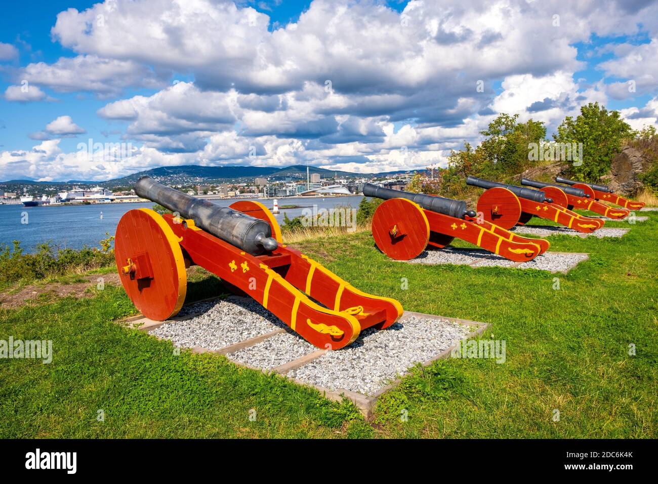 Oslo, Ostlandet / Norway - 2019/09/02: Historic XIX century Napoleonic ...