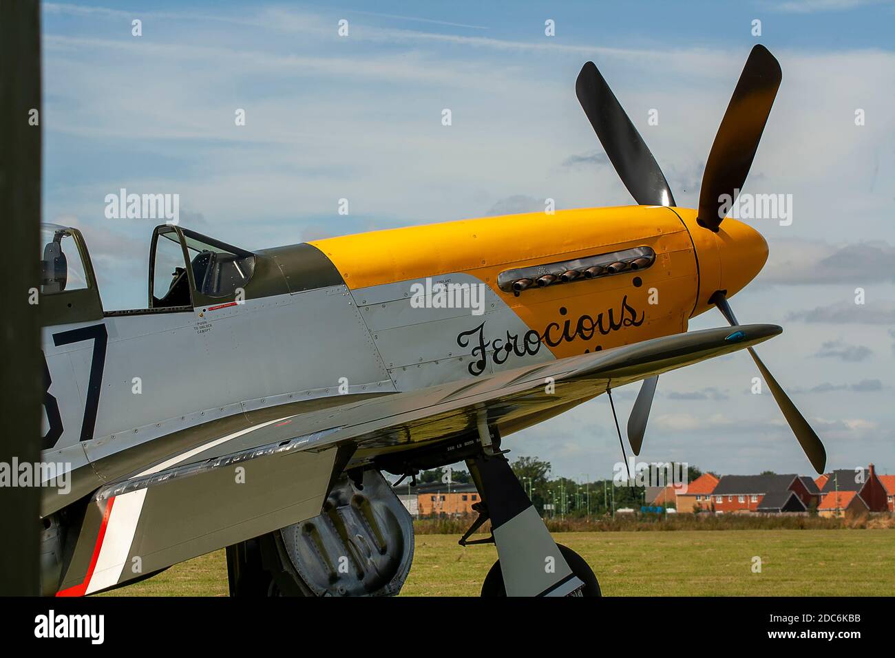 A North American P-51 Mustang fighter Stock Photo - Alamy