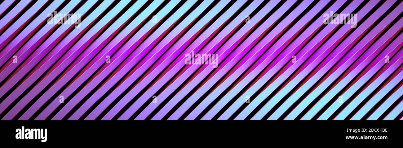 Retrowave texture metal elements with multicolored reflections Stock ...