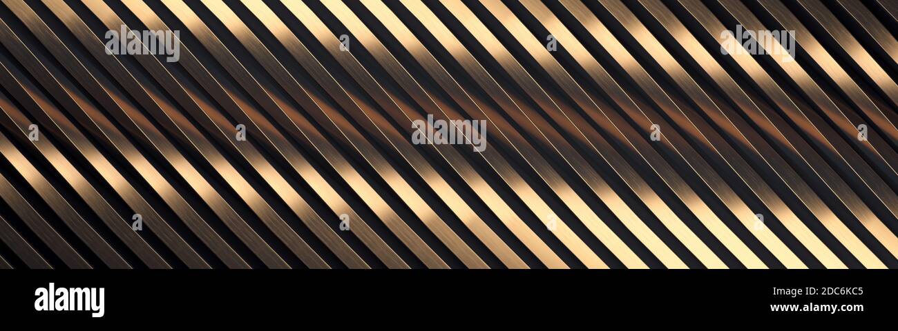 Gold metal elements texture with elegant reflections Stock Photo - Alamy