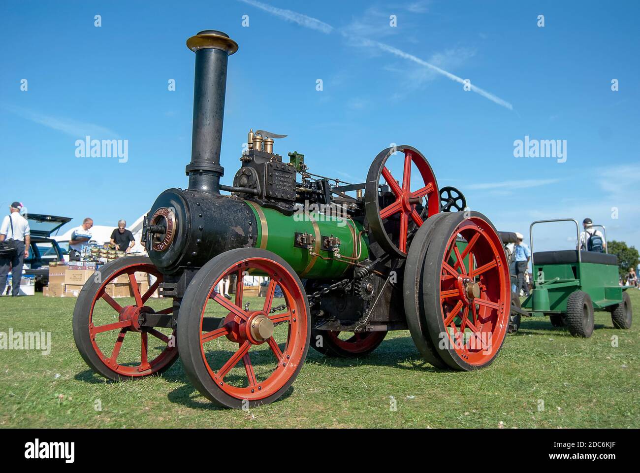 A Ruston and Hornsby Steam Traction Engine Stock Photo - Alamy