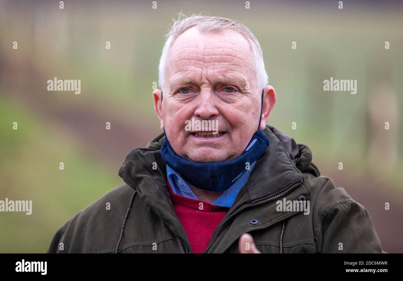 Boitin, Germany. 18th Nov, 2020. Till Backhaus (SPD), the Minister of ...