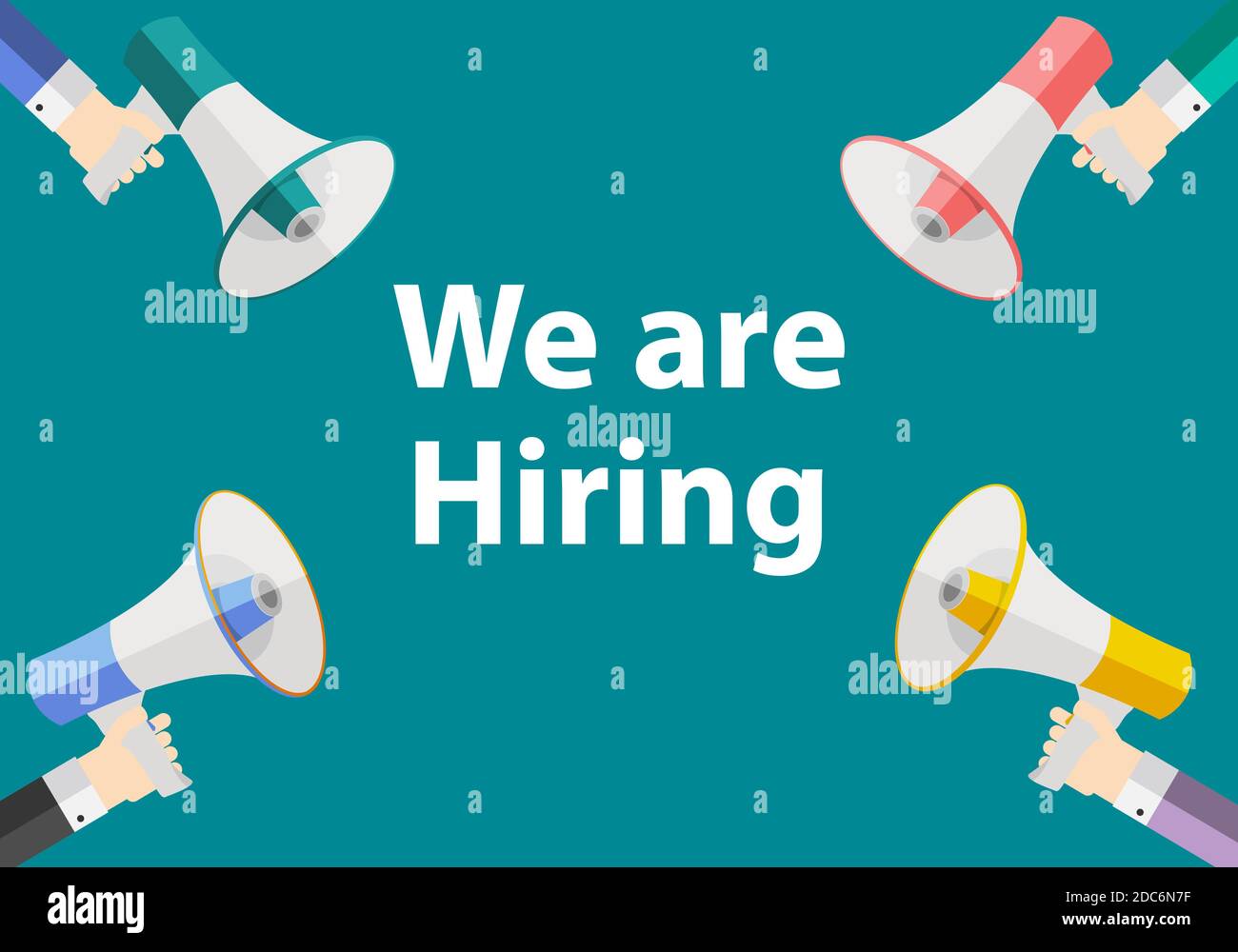 Finding employee design concept. HR job seeking. illustration Stock ...