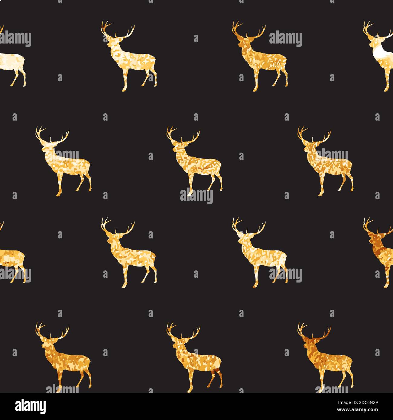 Abstract Seamless deer pattern background. Illustration Stock Photo - Alamy