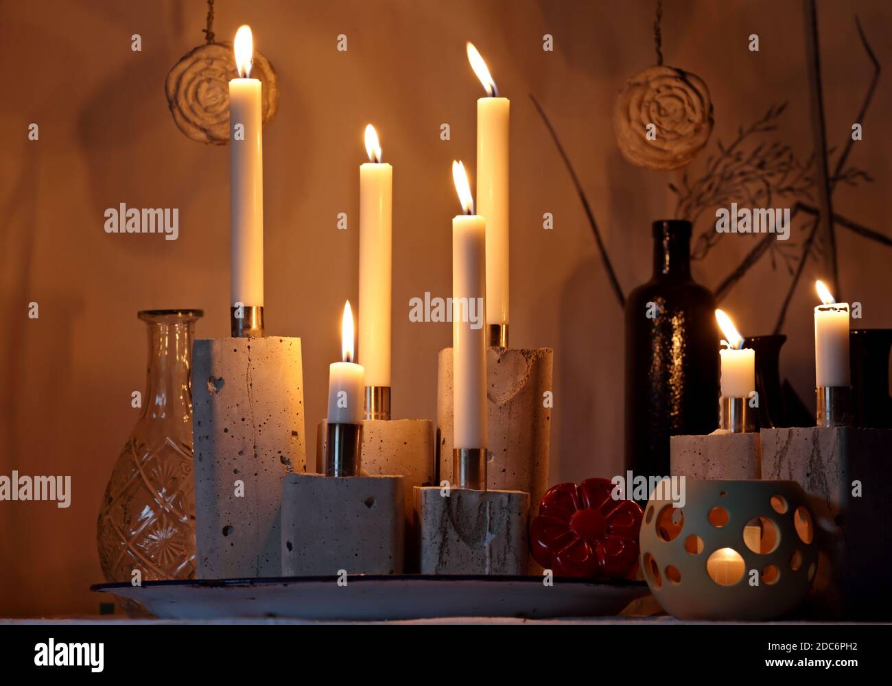 Beautiful Candles Burning