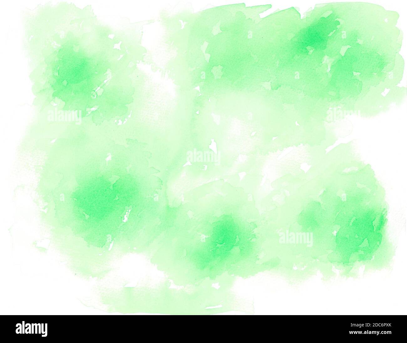 texture green watercolor background painting - with space for your ...