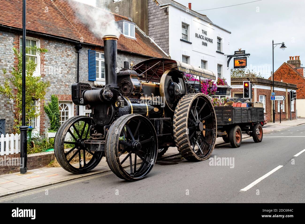 Image of old steam traction engine hi-res stock photography and images ...