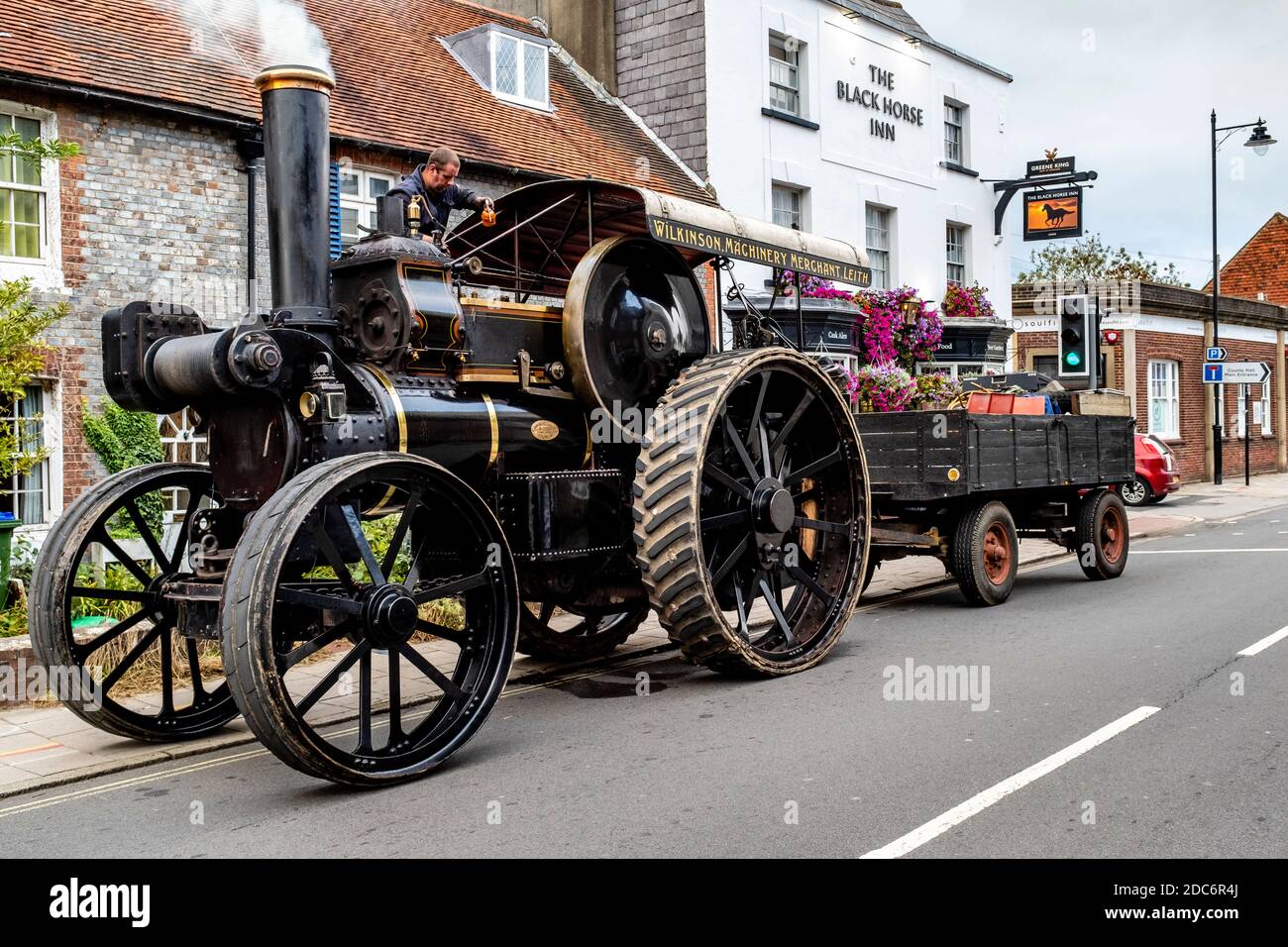 Image of old steam traction engine hi-res stock photography and images ...