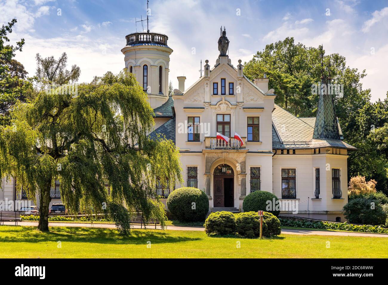 Oblegorek, Swietokrzyskie / Poland - 2020/08/16: Panoramic view of ...