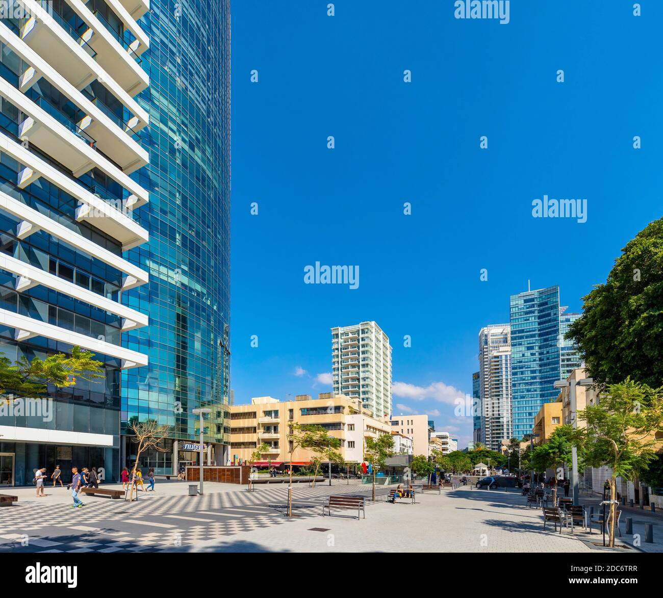 Tel Aviv Yafo, Gush Dan / Israel - 2017/10/11: Panoramic view of ...