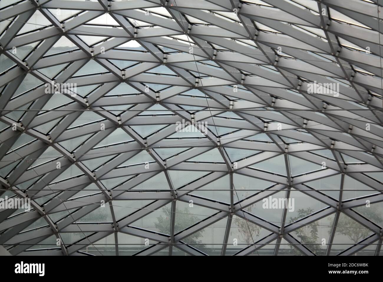Shopping mall ceiling. Abstract geometric background. Texture design ...