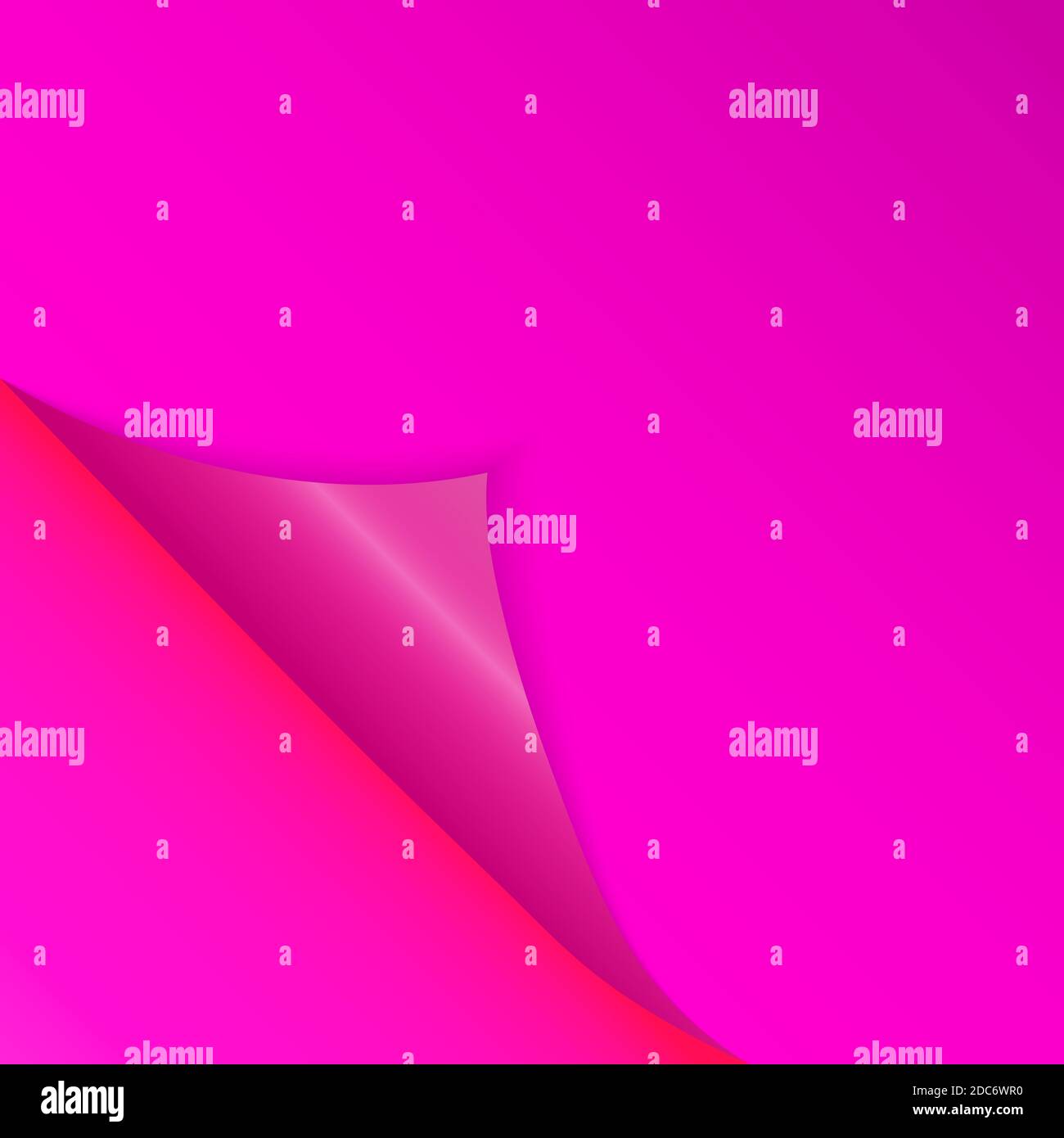 Pattern of bent corner for free filling of pink color. Illustration ...