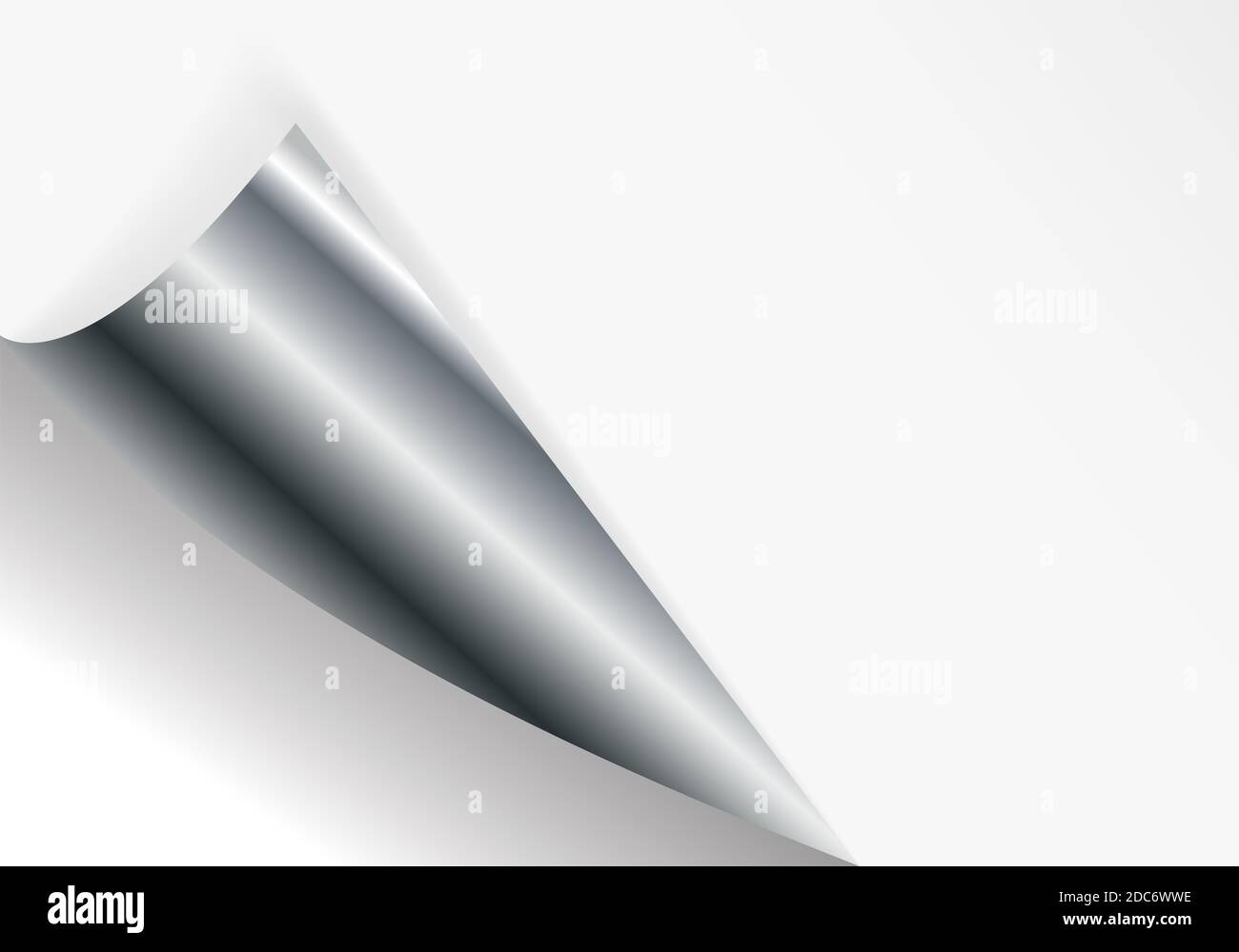 Pattern of bent corner for free filling of white color. Illustration ...