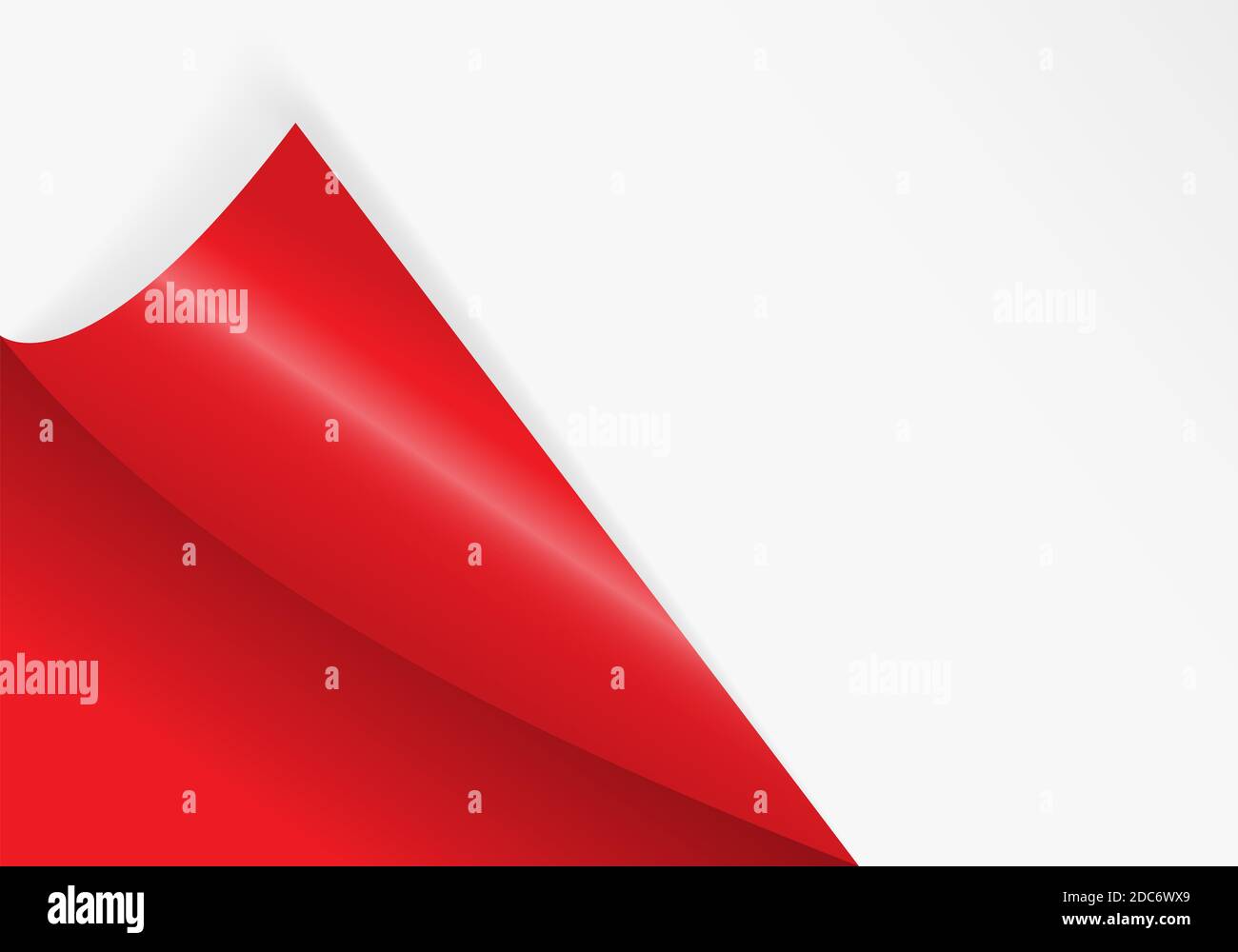 Pattern of bent corner for free filling of red color. Illustration ...