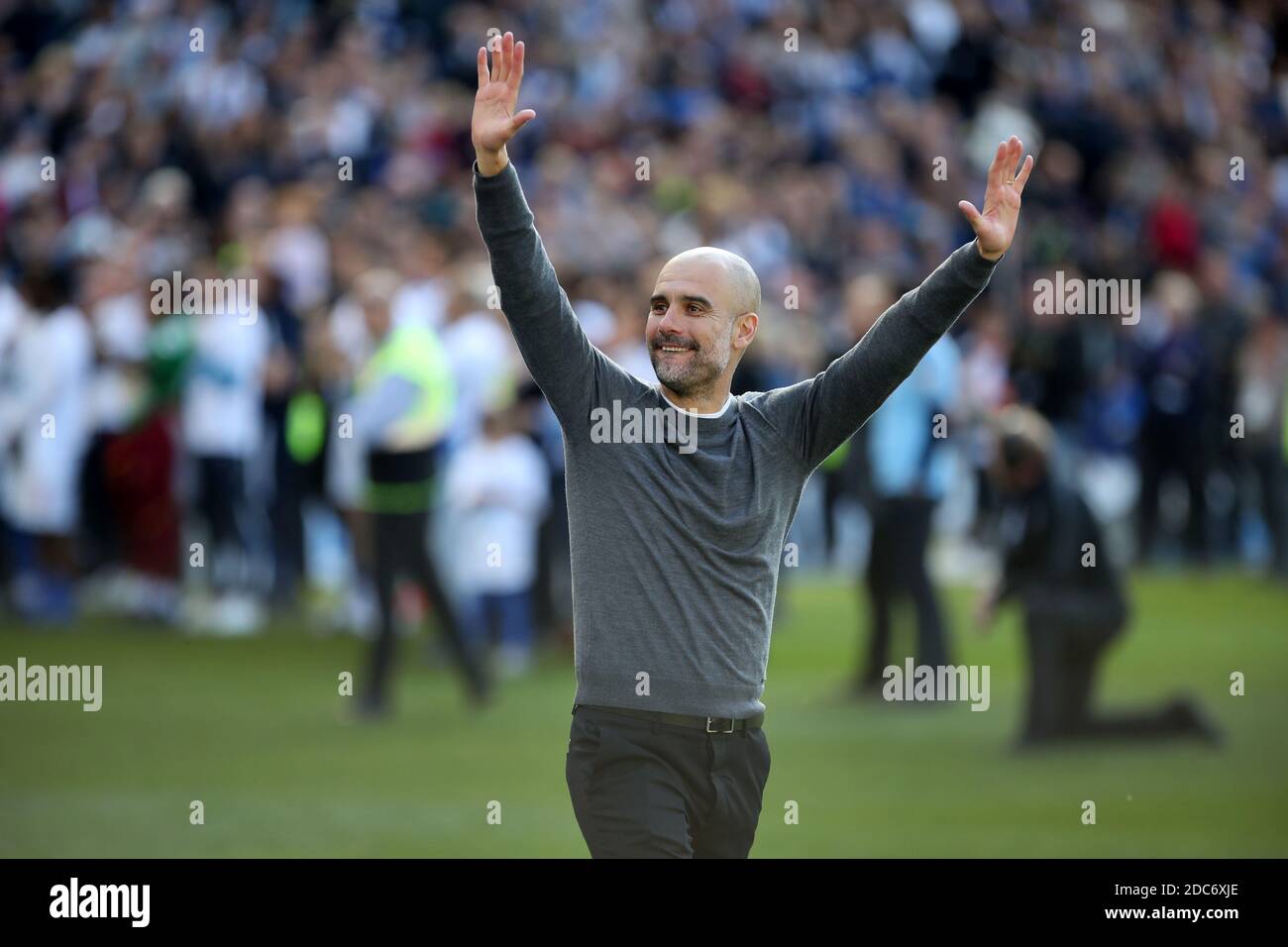 File photo dated 12-05-2019 of Manchester City manager Pep Guardiola ...