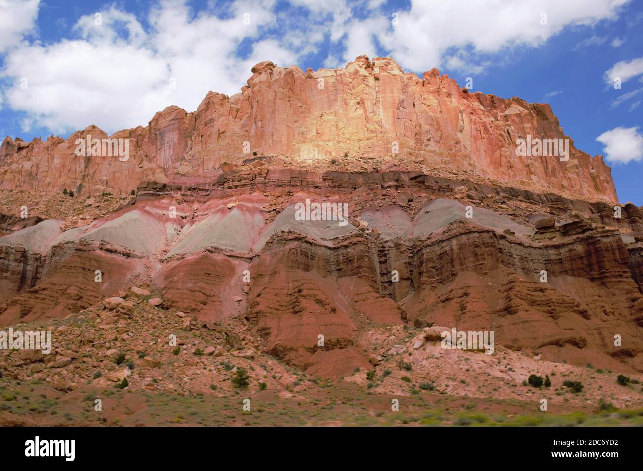 Panorama of Capitol Reef Stock Photo - Alamy