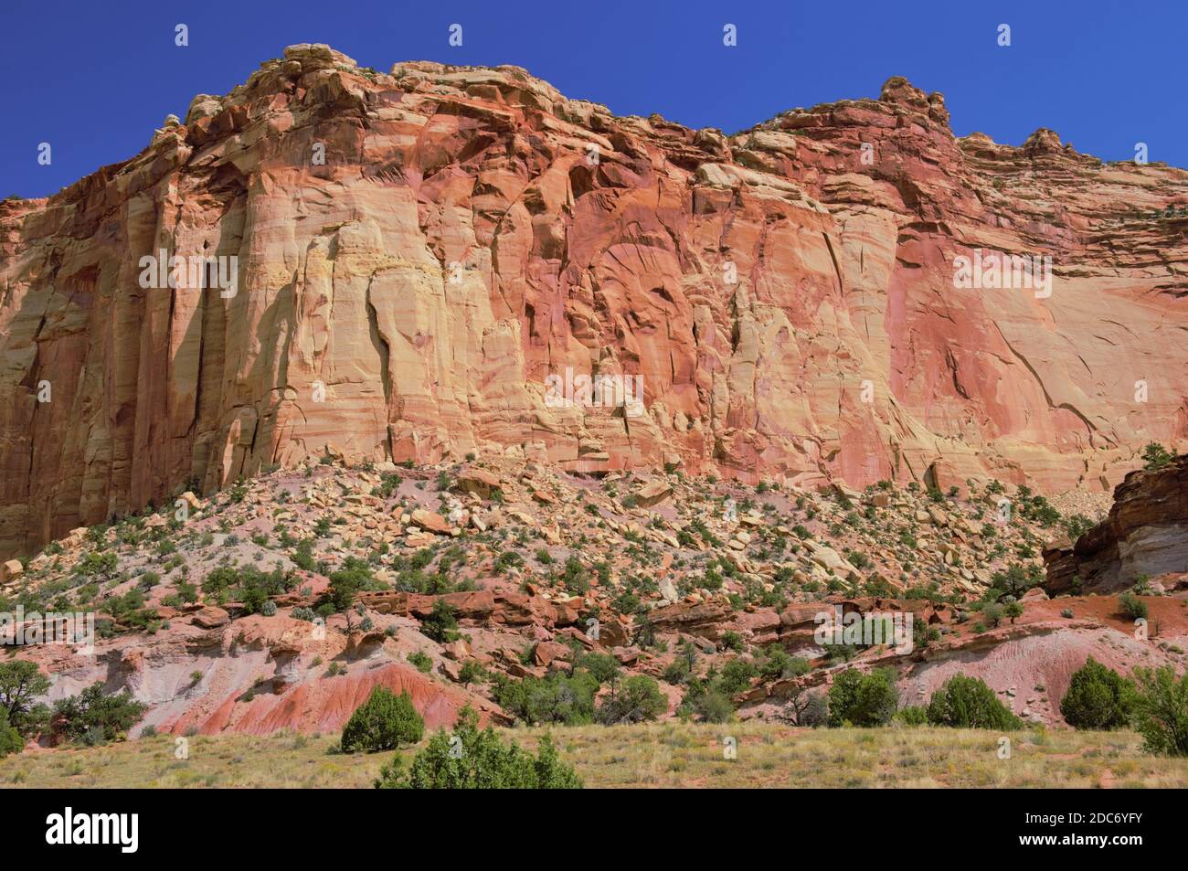 Panorama of Capitol Reef Stock Photo - Alamy