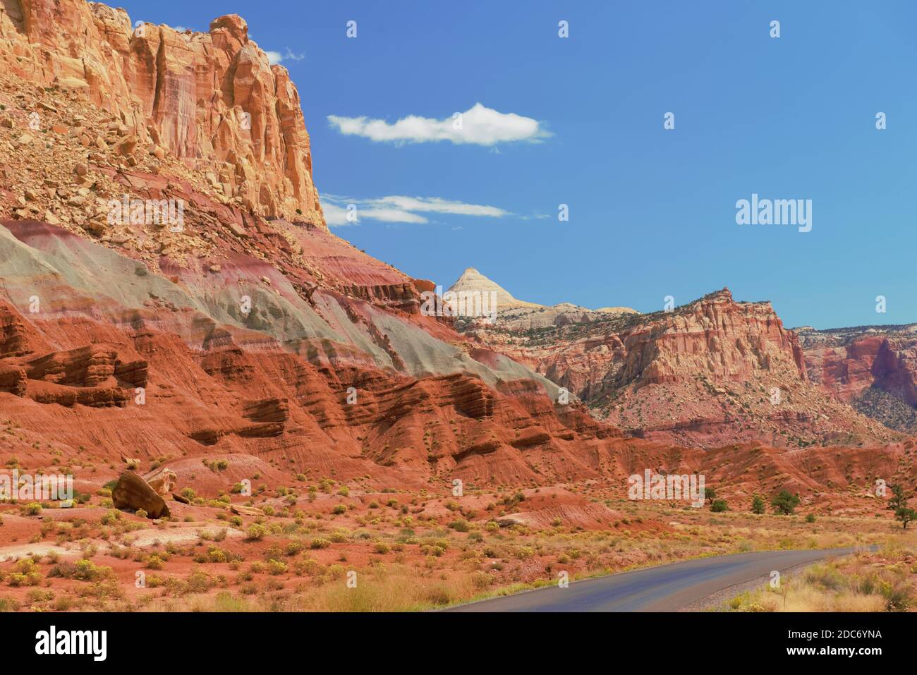Panorama of Capitol Reef Stock Photo - Alamy