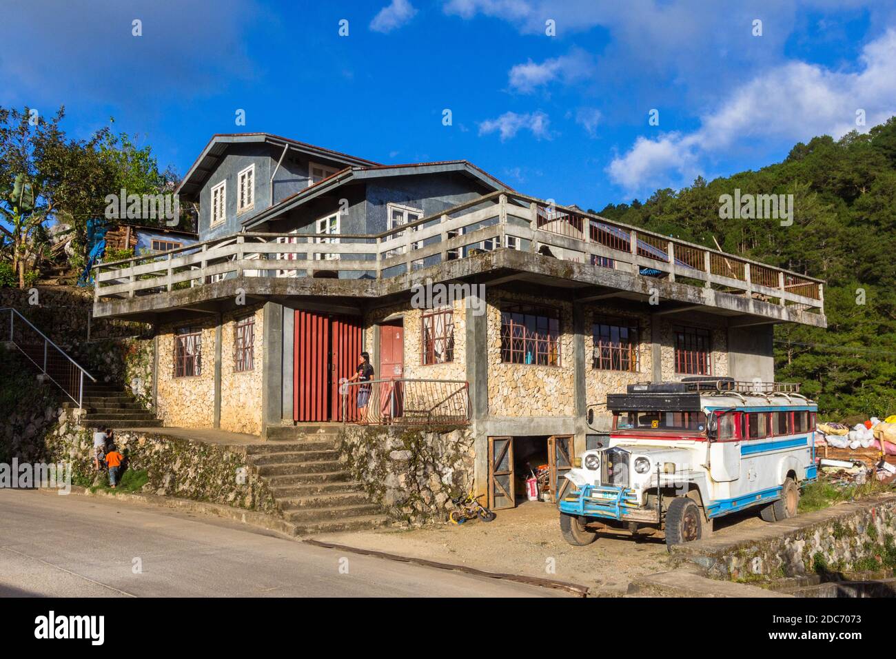 Stone house in Sagada, Philippines Stock Photo - Alamy